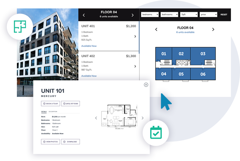 Interactive Floorplan Navigator for Multifamily | Rentsync